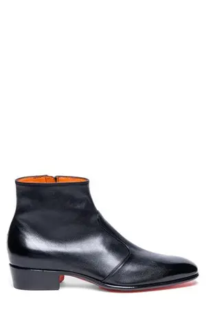 Santoni Zip Up Boots For Men