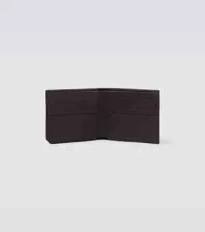 Bottega Veneta Intreccio Leather Bifold Wallet - Brown