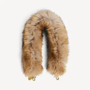Balenciaga Animal-free Fur Strap - Cream
