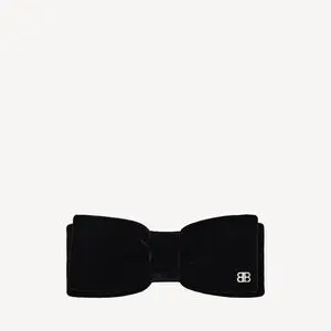 Balenciaga Holli Hair Bow - Black