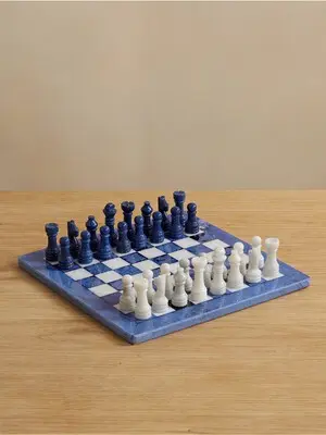 Jia Jia Lapis Lazuli Chess Set - Multi