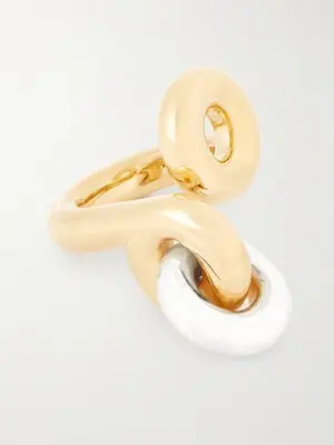 UNCOMMON MATTERS Knot Lock Loop Vermeil And Silver Ring - Gold