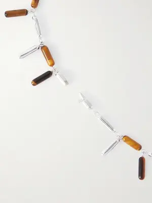 UNCOMMON MATTERS Catkin Tiger's Eye Link Necklace