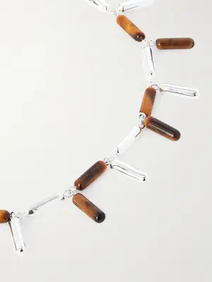UNCOMMON MATTERS Catkin Tiger's Eye Link Necklace