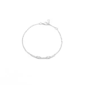 BONDEYE JEWELRY Diamond Bracelet - White Gold