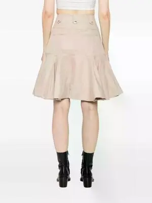 Rokh Puffed-hem Midi Skirt