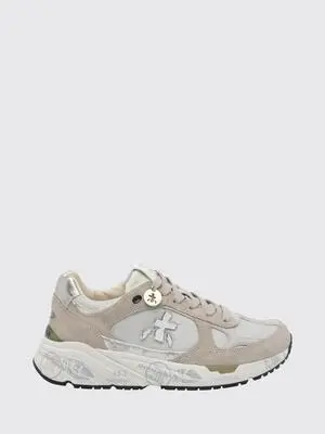 Premiata Premiata Mased Suede And Nylon Sneakers Beige