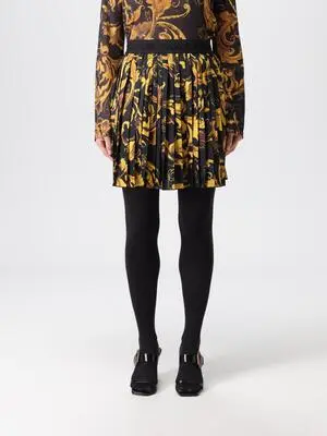 Versace Pleated Mini Skirt - Black