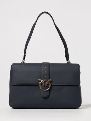 Pinko Leather Shoulder Bag - Blue