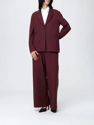 Max Mara Wide Leg Trousers - Burgundy