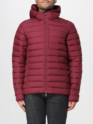 SAVE THE DUCK Quilted Hooded Jacket - Burgundy