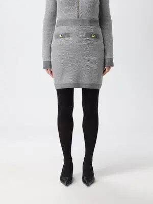Elisabetta Franchi Knit Skirt - Grey