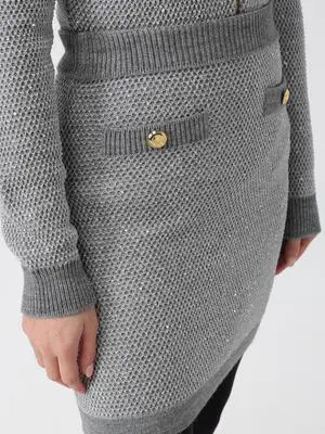 Elisabetta Franchi Knit Skirt - Grey