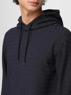 Emporio Armani Textured Hoodie