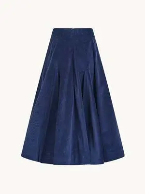Rosie Assoulin Flouncy Skirt - Navy