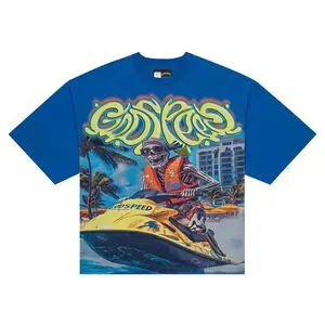 GODSPEED Wave Runner 'royal Wash' T-shirt