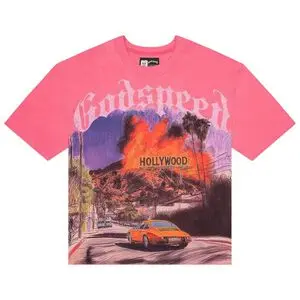 GODSPEED Los Scandalous Wash T-shirt - Pink