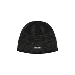 Supreme Diamond Beanie - Black