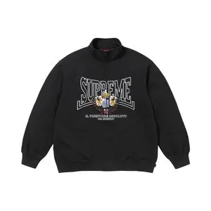 Supreme Crest Appliqué Half Zip Pullover