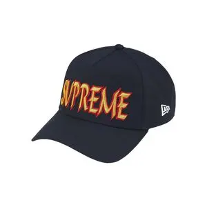 Supreme Sharp Spellout Adjustable New Era - Blue