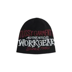 StÜssy Workgear Print Skullcap - Black
