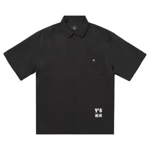 Supreme X Y’s Silk Zip Up Shirt - Black