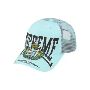 Supreme Crest Mesh Back 6-panel Cap - Blue