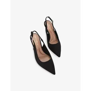 Carvela Corletta Wide-fit Heeled Slingbacks - Black
