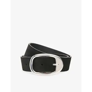 Whistles Suede Belt - Black