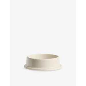 HAY Column Large Earthenware Candleholder Off-white