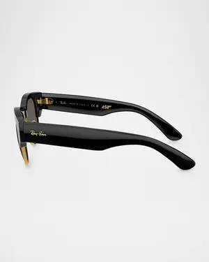 Ray-ban Rb0316s Mega Clubmaster A$ap Rocky Blacked Out Collection Square Sunglasses