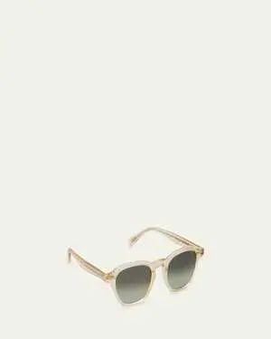 Oliver Spencer Acetate Square Frame Sunglasses