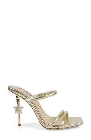 ZIGI Strappy Stiletto Heel Sandals - Gold Leather