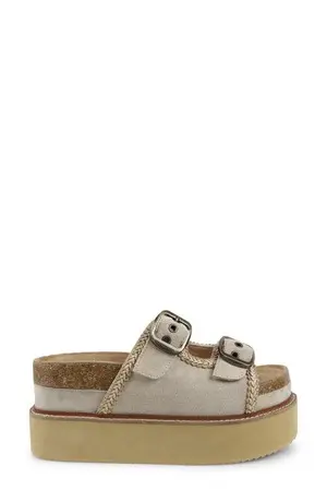 ZIGI Platform Sandal - Sand Suede