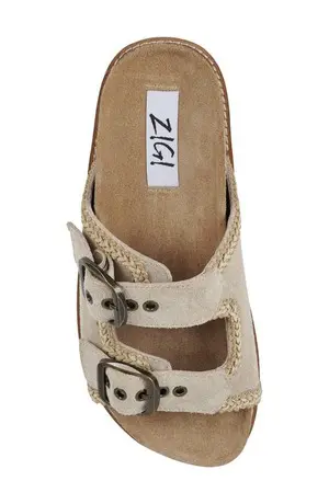 ZIGI Platform Sandal - Sand Suede
