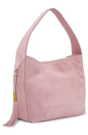 Vince Camuto Aleah Suede Tote - Cosmetic Pink