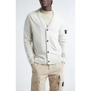 Stone Island V Neck Cardigans For Men