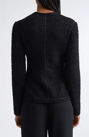 Emporio Armani Asymmetric Velvet Jacket