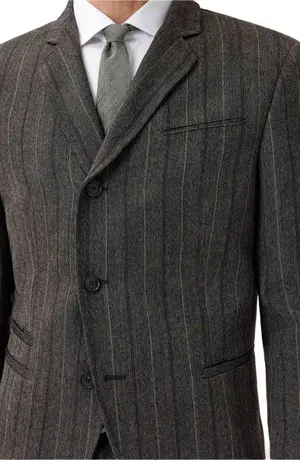 John Varvatos Silo Stripe Wool Blazer