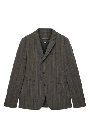 John Varvatos Silo Stripe Wool Blazer