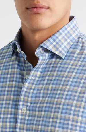 Johnnie-o Olie Plaid Stretch Button-up Shirt