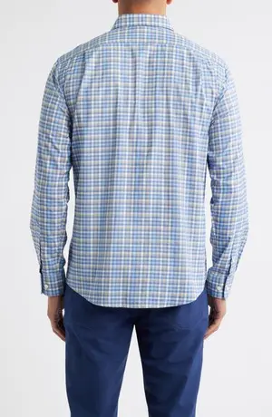 Johnnie-o Olie Plaid Stretch Button-up Shirt
