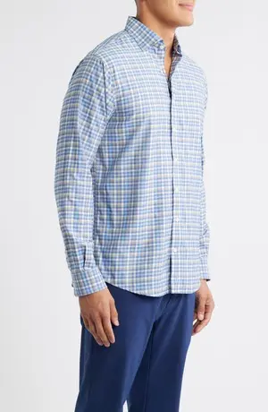 Johnnie-o Olie Plaid Stretch Button-up Shirt