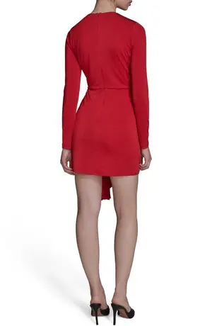 Bcbgmaxazria Twisted Long Sleeve Mini Dress
