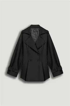 NOCTURNE Belted Trench Coat