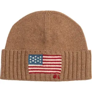 Polo Ralph Lauren Rl Flag Beanie - Italian Heather