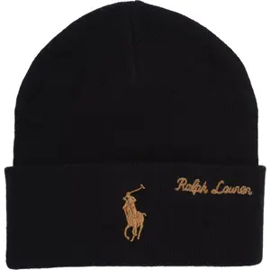 Polo Ralph Lauren Scripted Pony Beanie - Polo Black