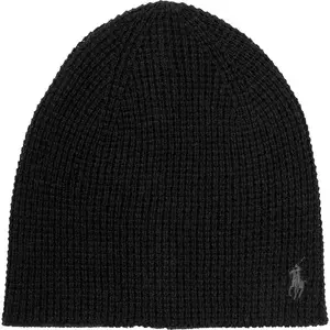 Polo Ralph Lauren Knit Thermal Travel Beanie - Polo Black