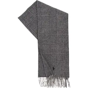 Polo Ralph Lauren Reversible Menswear Scarf - Black/cream Check