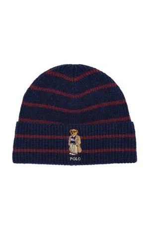 Polo Ralph Lauren Polo Bear Beanie - Navy/wine